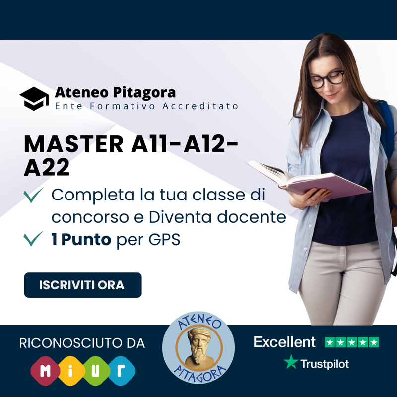 MASTER A11 - A12 - A22 – Ateneo Pitagora Srl